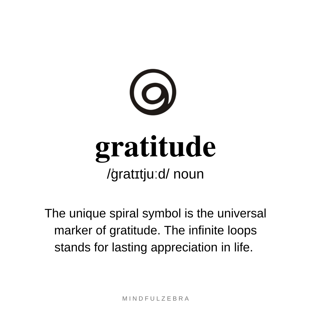Gratitude Symbol Jewelry – MINDFUL ZEBRA